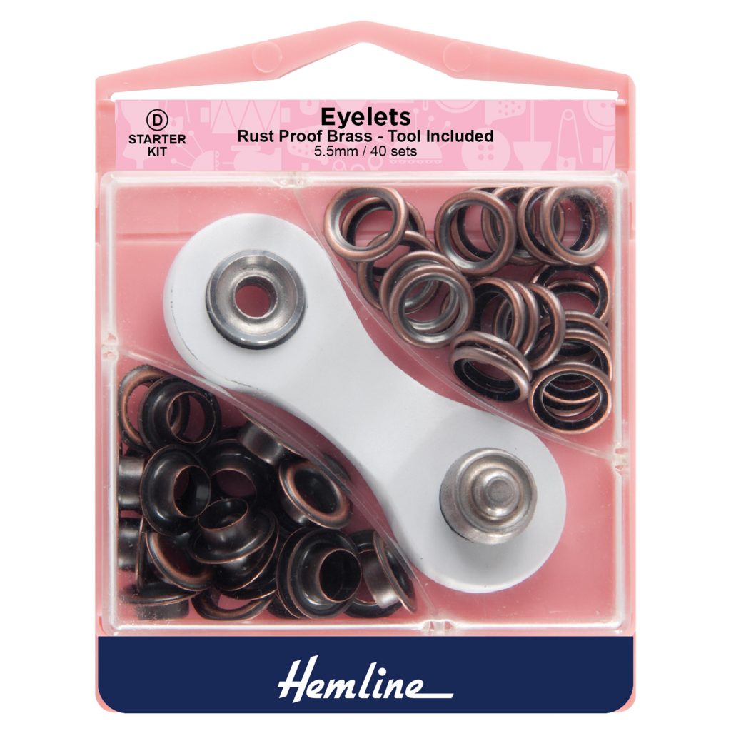 Eyelets Starter Kit: 5.5mm: Bronze: (D): 40 Pieces - Hobbies Direct